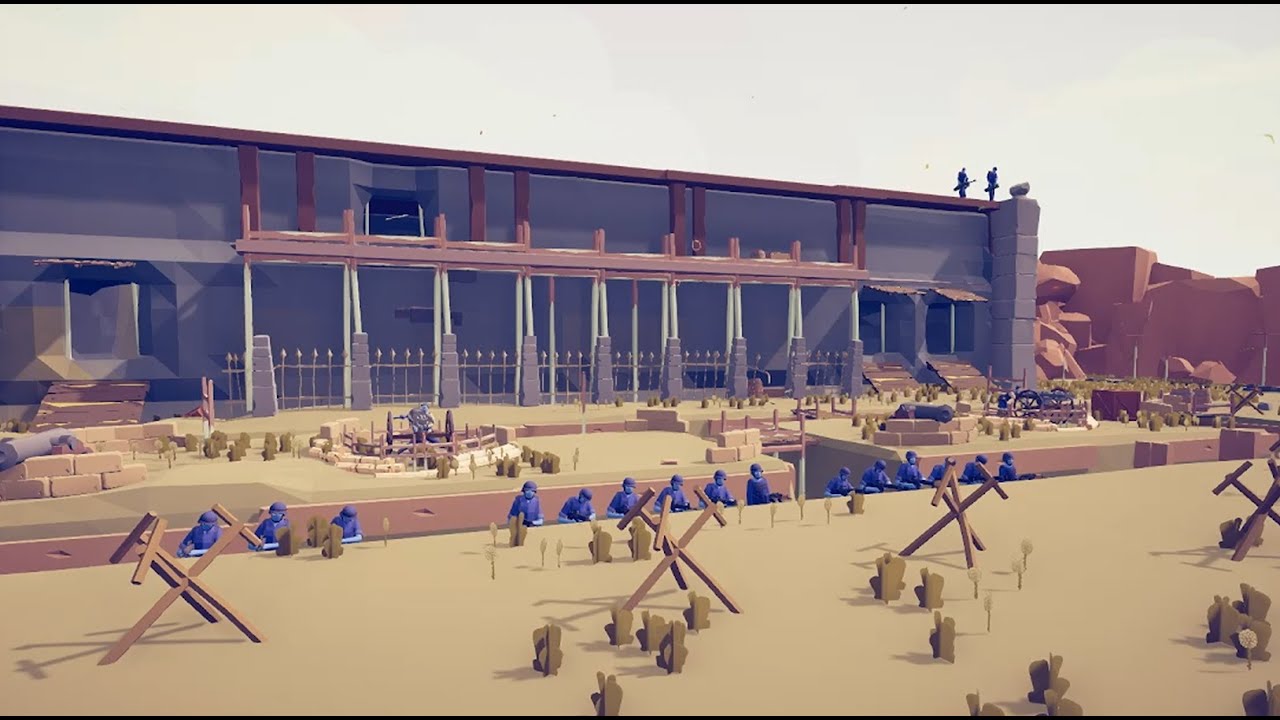 Trench Warfare in TABS (Totally Accurate Battle Simulator, Military ...