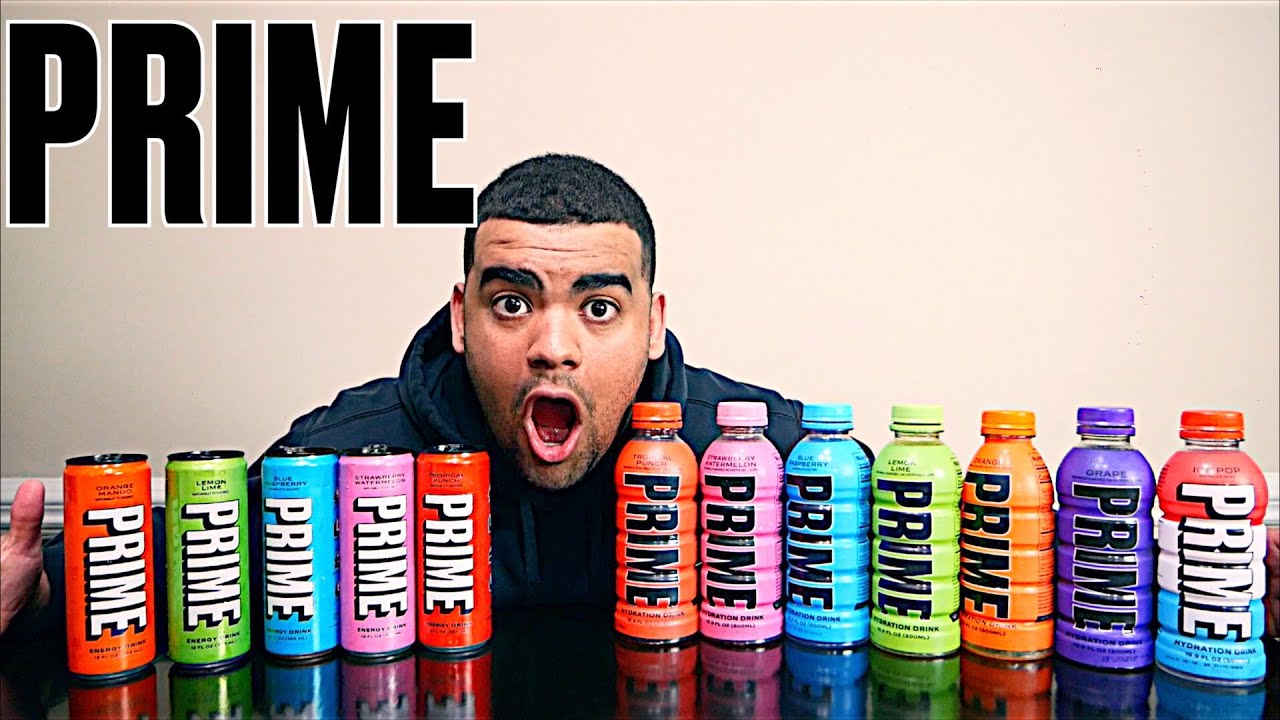 FINALLY TRYING KSI and LOGAN PAUL PRIME DRINK and ENERGY DRINK - YouTube