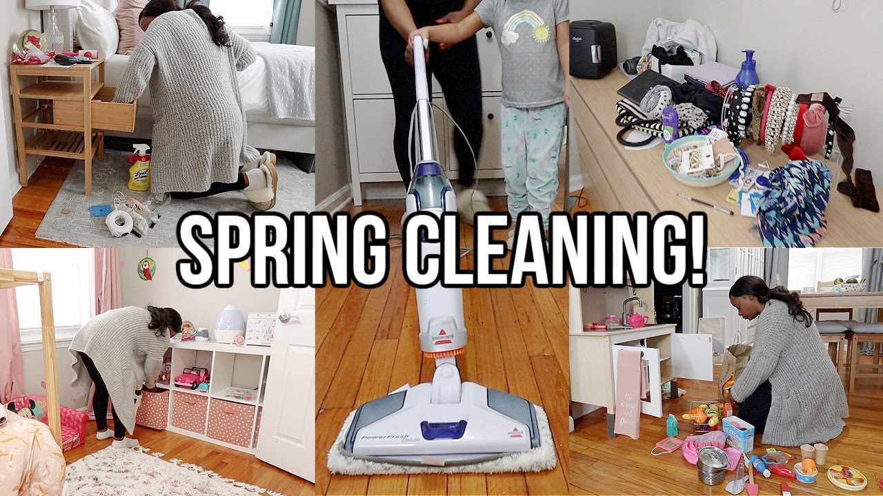 SPRING CLEANING MOTIVATION! TIDY-UP & CLEAN WITH ME, DECLUTTER ...