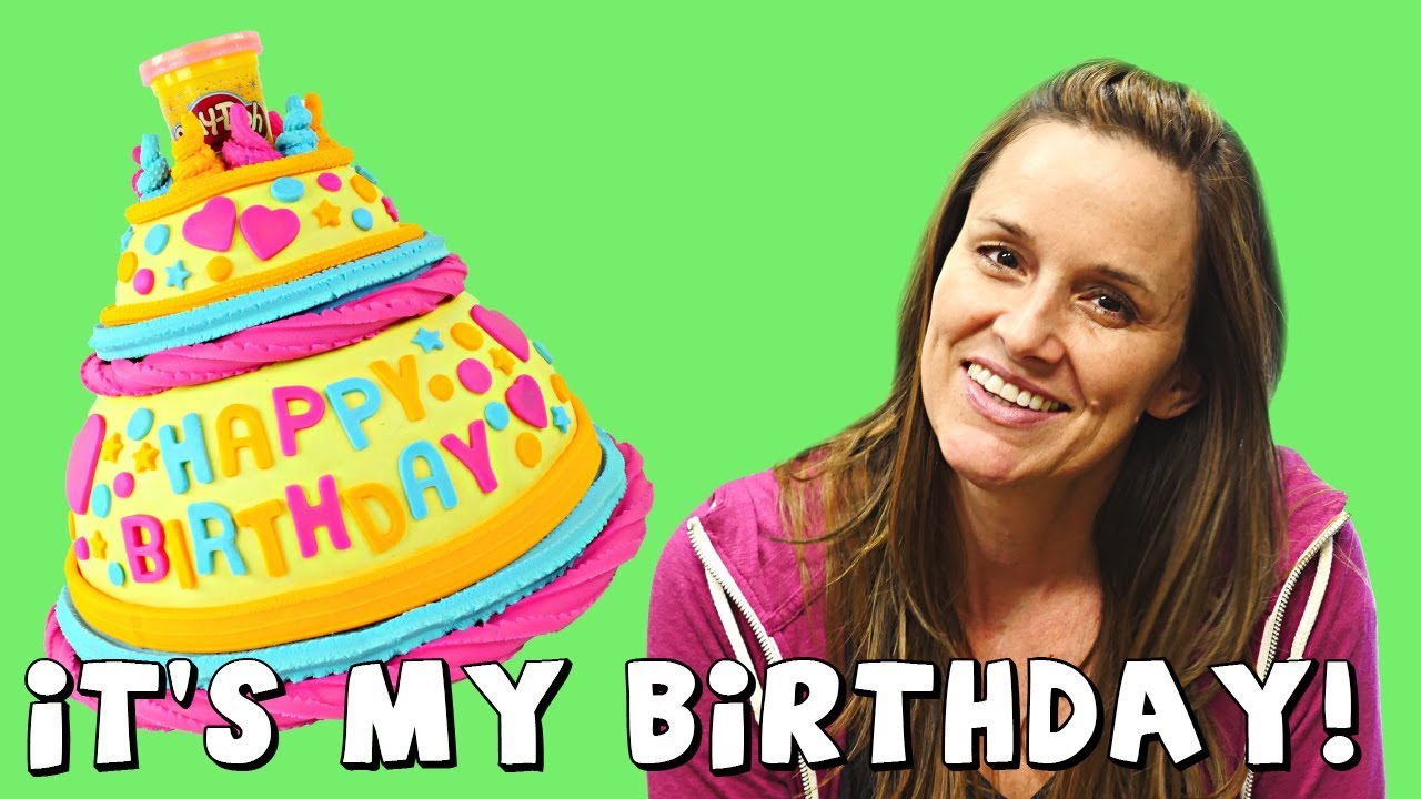 Play Doh Birthday Cake Filled with Surprises for My Birthday! The Amy ...