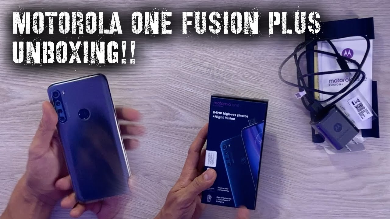 MOTOROLA ONE FUSION PLUS: El Unboxing En Español!! - YouTube
