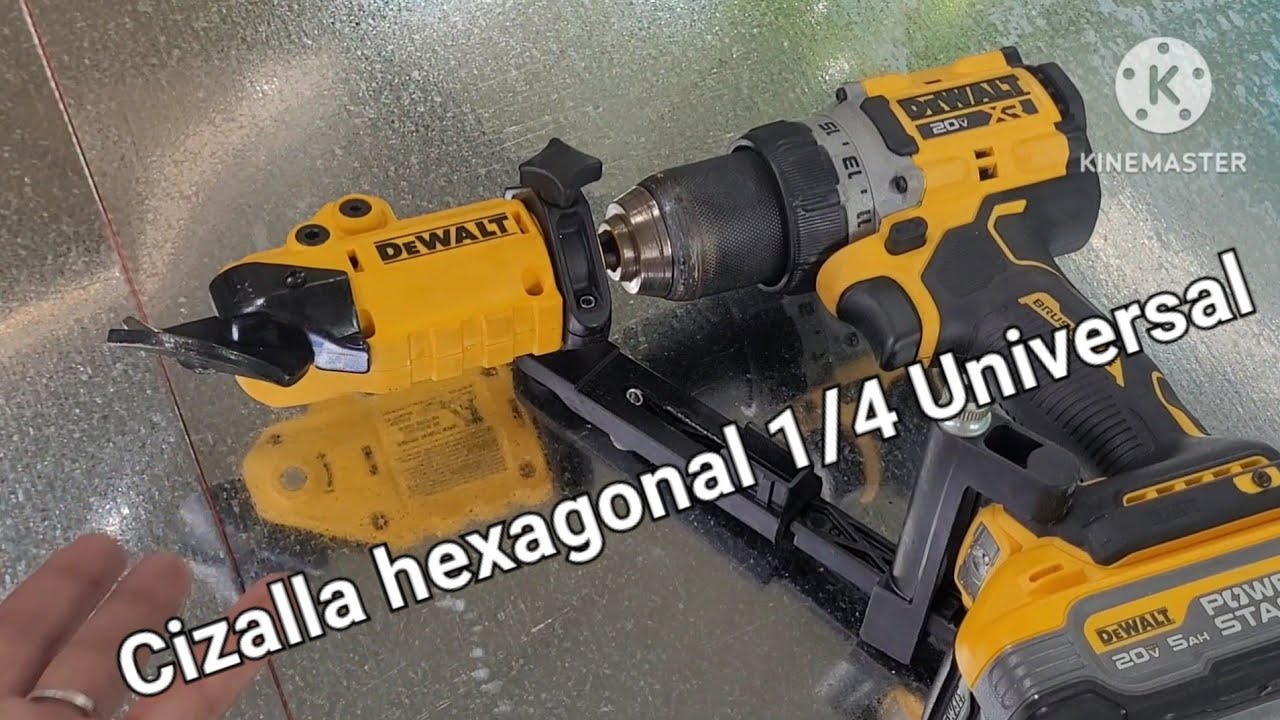DeWALT Cizalla Cortadora de Metal Accesorio para Taladro Inalámbrico ...