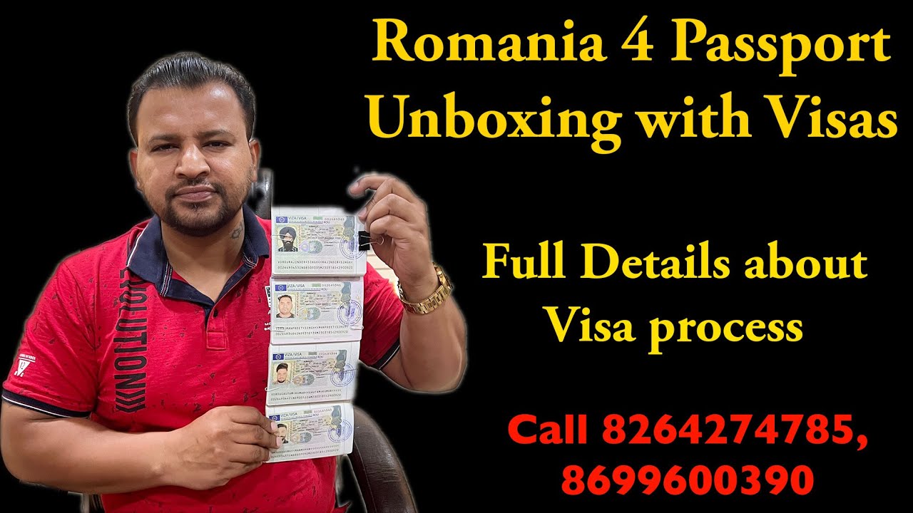 Romanai 4 passport unboxing with Visas Stamping. Full details about ...