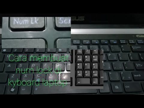 Cara Mengaktifkan atau Menggunakan Num lock di Kyboard Laptop - YouTube