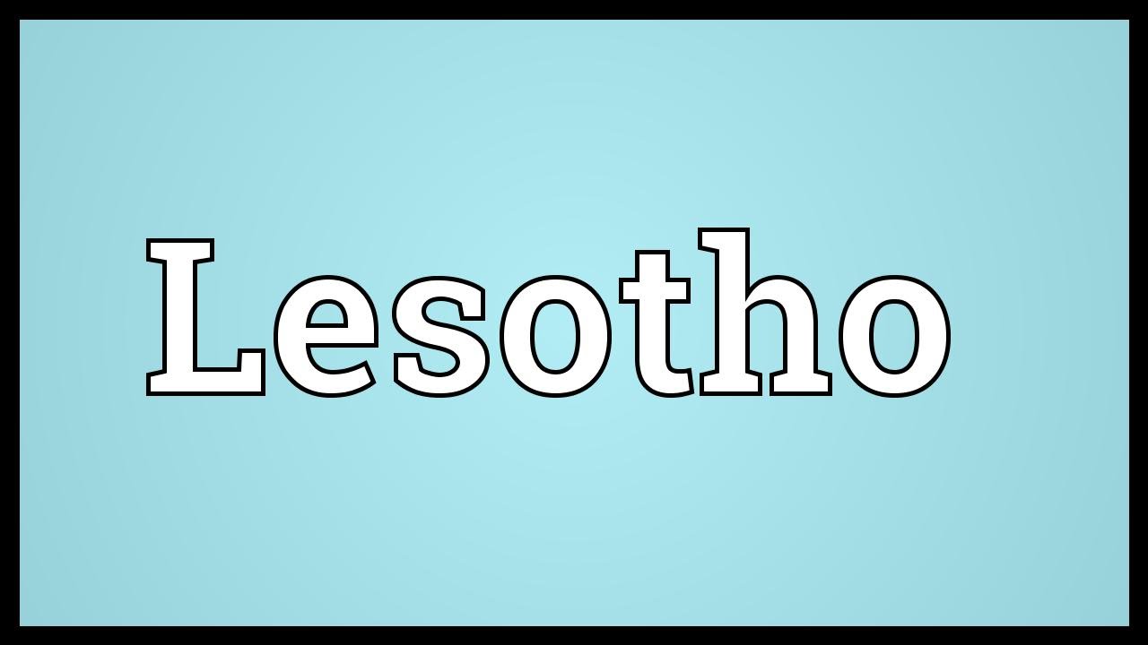 Lesotho Meaning - YouTube