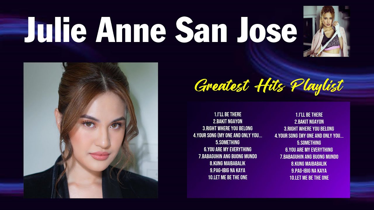 Julie Anne San Jose Greatest Hits Playlist Full Album ~ Best Songs ...