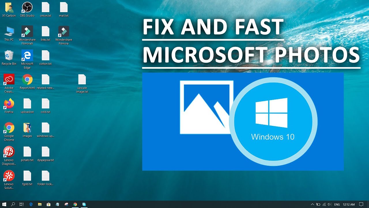 Make Microsoft Photos App Fast and Usable | windows 10 - YouTube