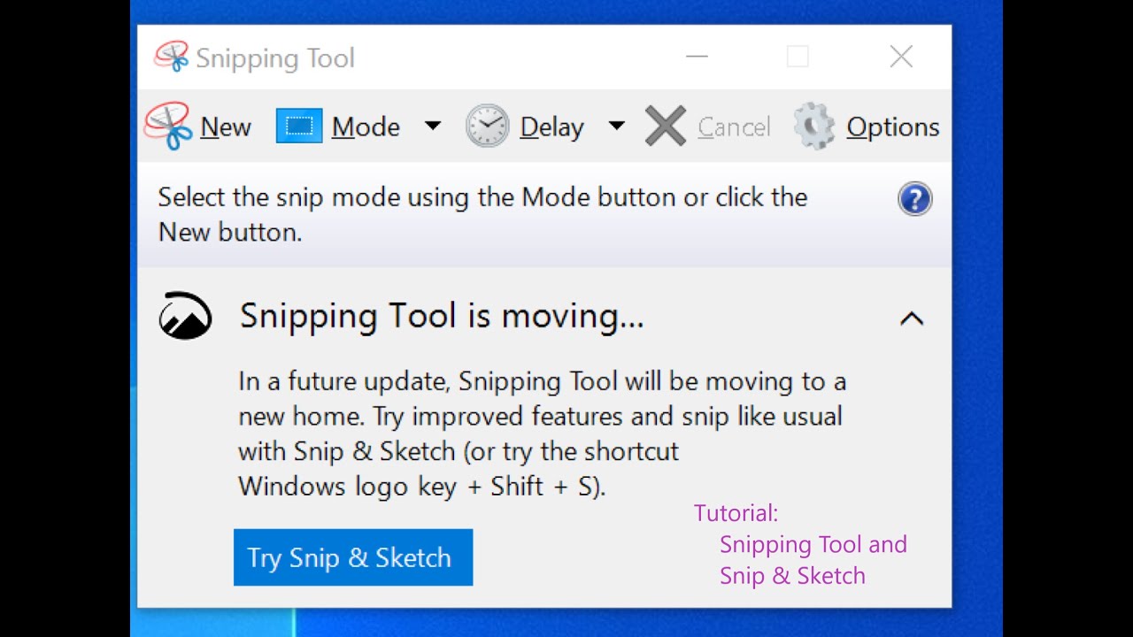 How to use Windows 10 Snip & Sketch Tool and Snipping Tool. 2020 - YouTube