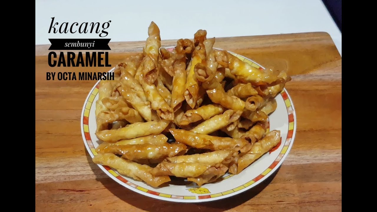 Cara Membuat Cemilan Kacang Sembunyi Karamel Garing - YouTube