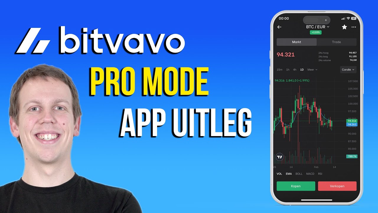 Bitvavo Pro Mode app uitleg | Hoe werkt de pro mode in de Bitvavo app ...