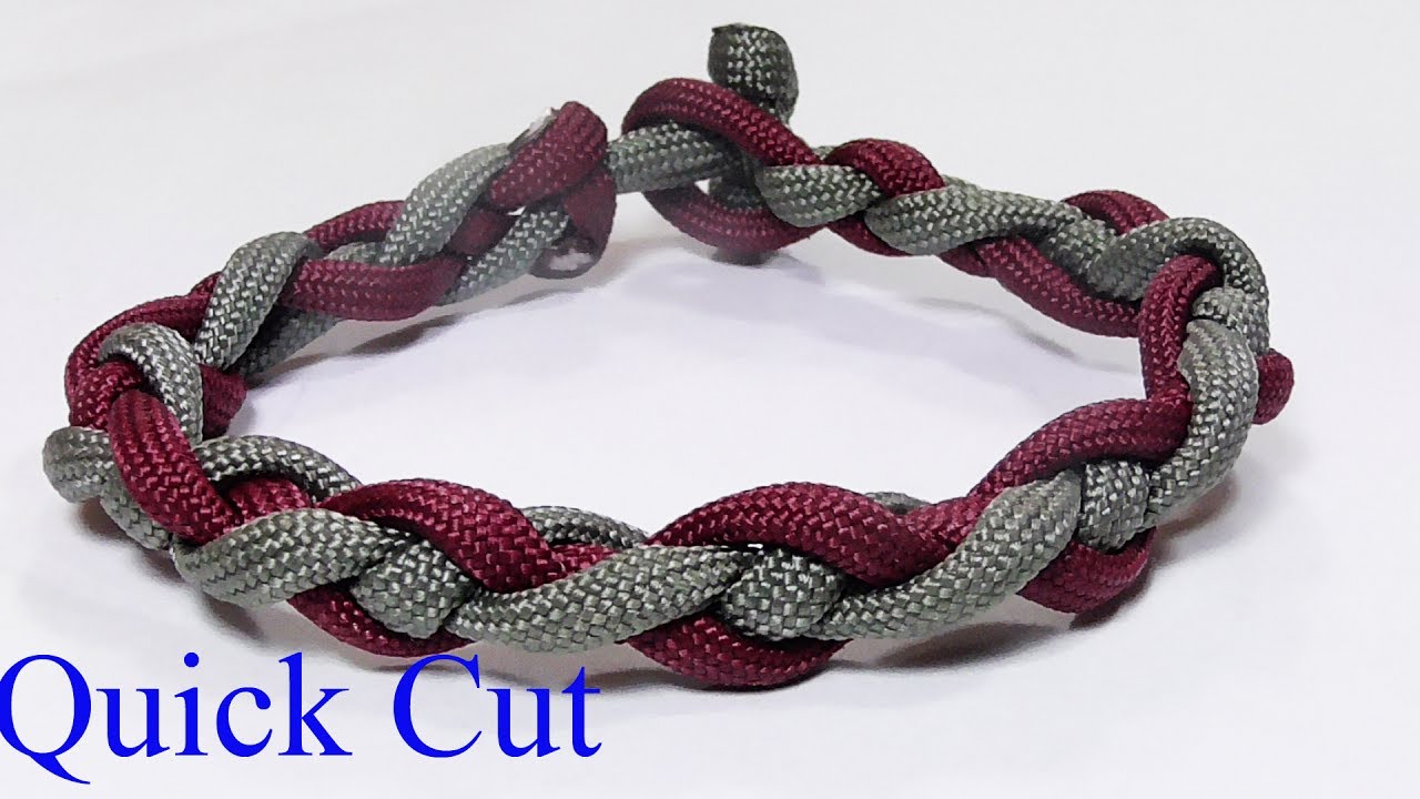 Learn A Spiralled Chain Link Braid - Quick Cut - YouTube