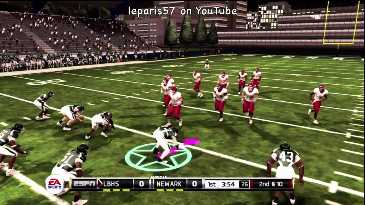 NCAA FOOTBALL 2012 - ROAD TO GLORY ROBERT MORGAN 1ST GAME QB/DE (1QT ...