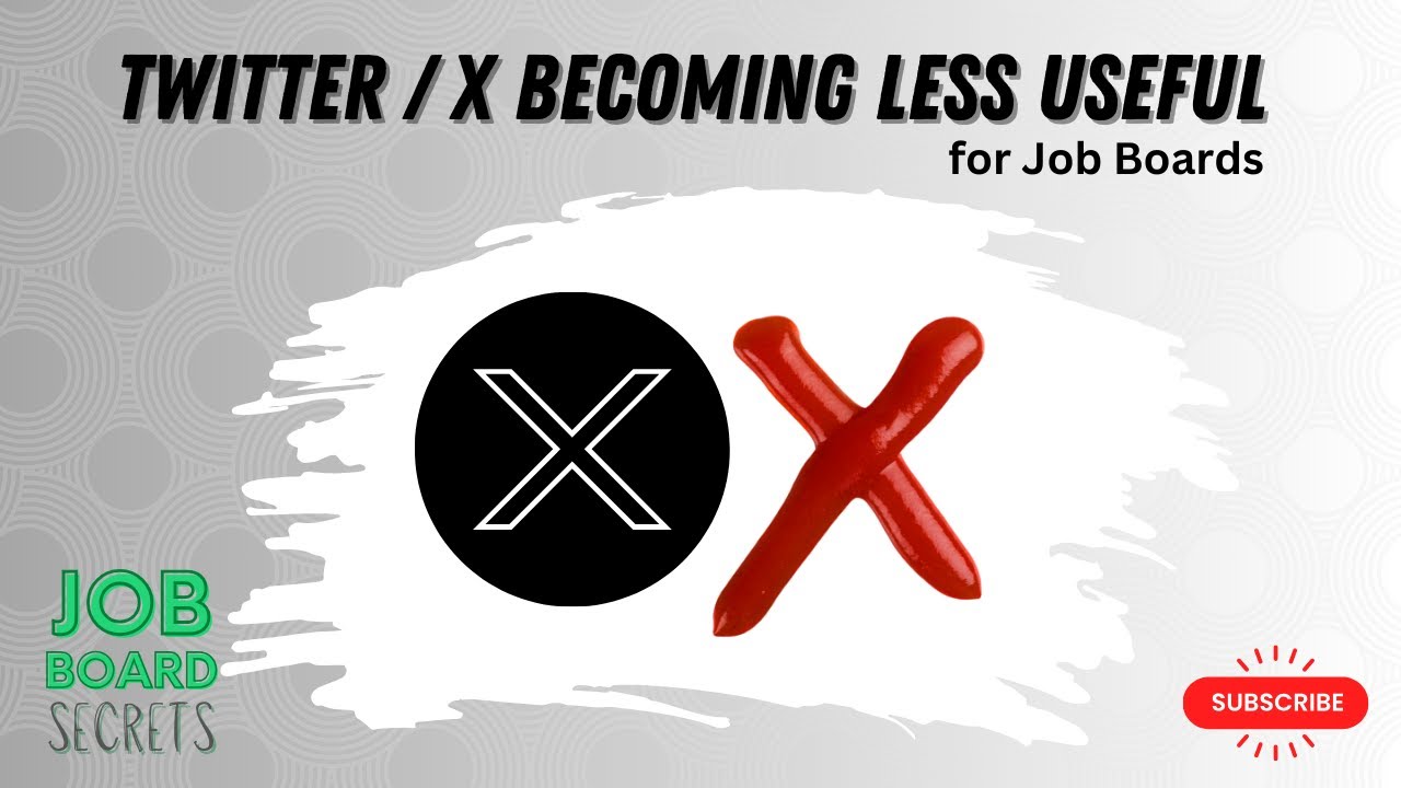 Twitter aka X Has Become Less Useful to Job Board Marketers - YouTube