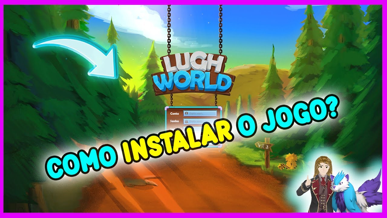COMO INSTALAR LUGH WORLD - instalação e primeira gameplay do jogo LUGH ...