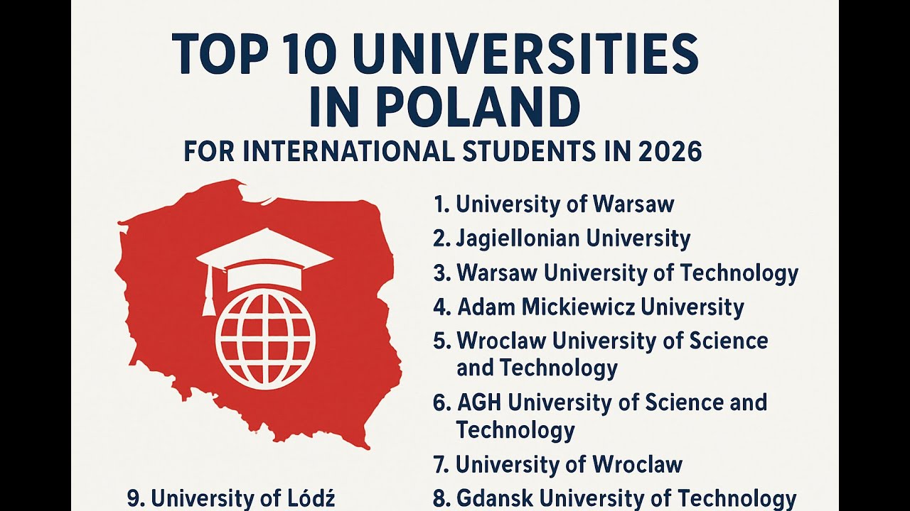 Top 10 Universities in Poland for International Students 2026 - YouTube