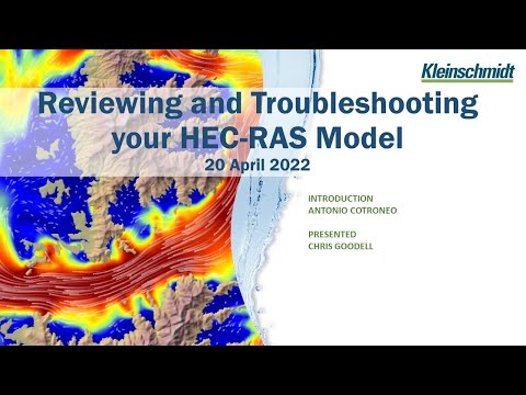 Reviewing and Troubleshooting your HEC-RAS Model - YouTube