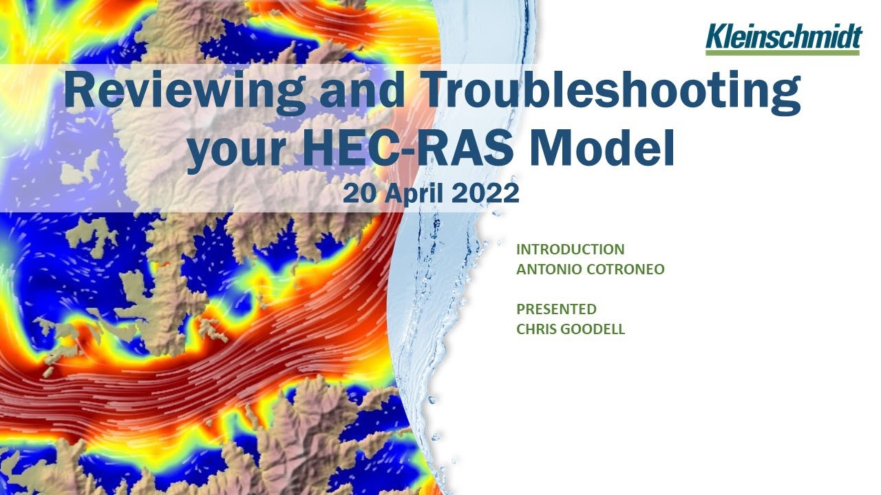 Reviewing and Troubleshooting your HEC-RAS Model - YouTube