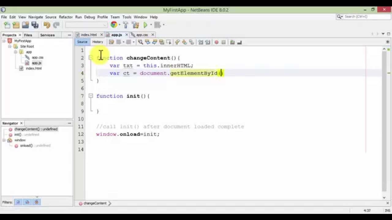 HTML5, CSS3, and Java Script with Netbean IDE 8 - YouTube