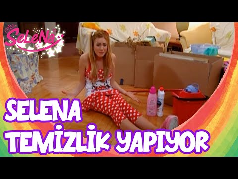Selena Sihirsiz Evini Temizliyor - Selena Sahneler
