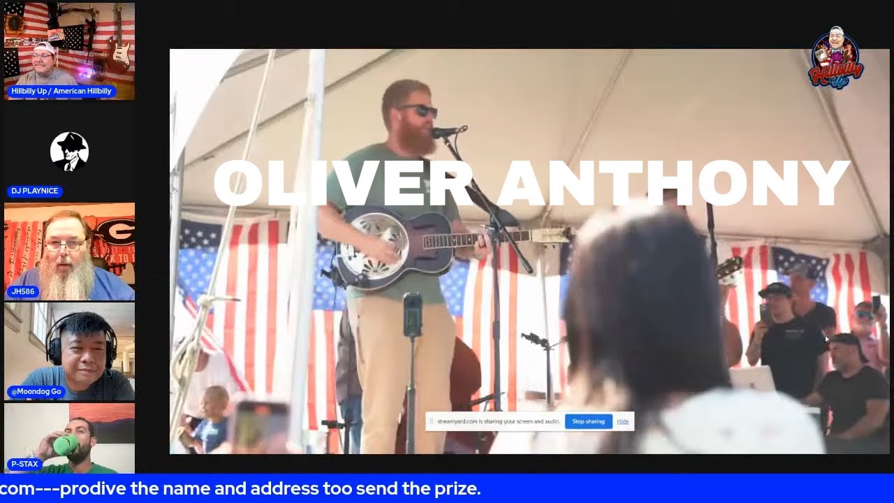 Oliver Anthony N.C. Concert – Paddy Stax - YouTube
