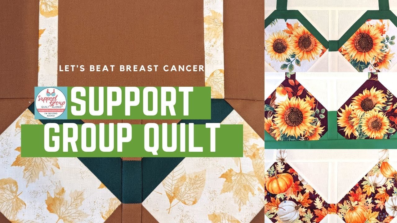 Support Group Quilt, Let's Beat Breast Cancer - YouTube