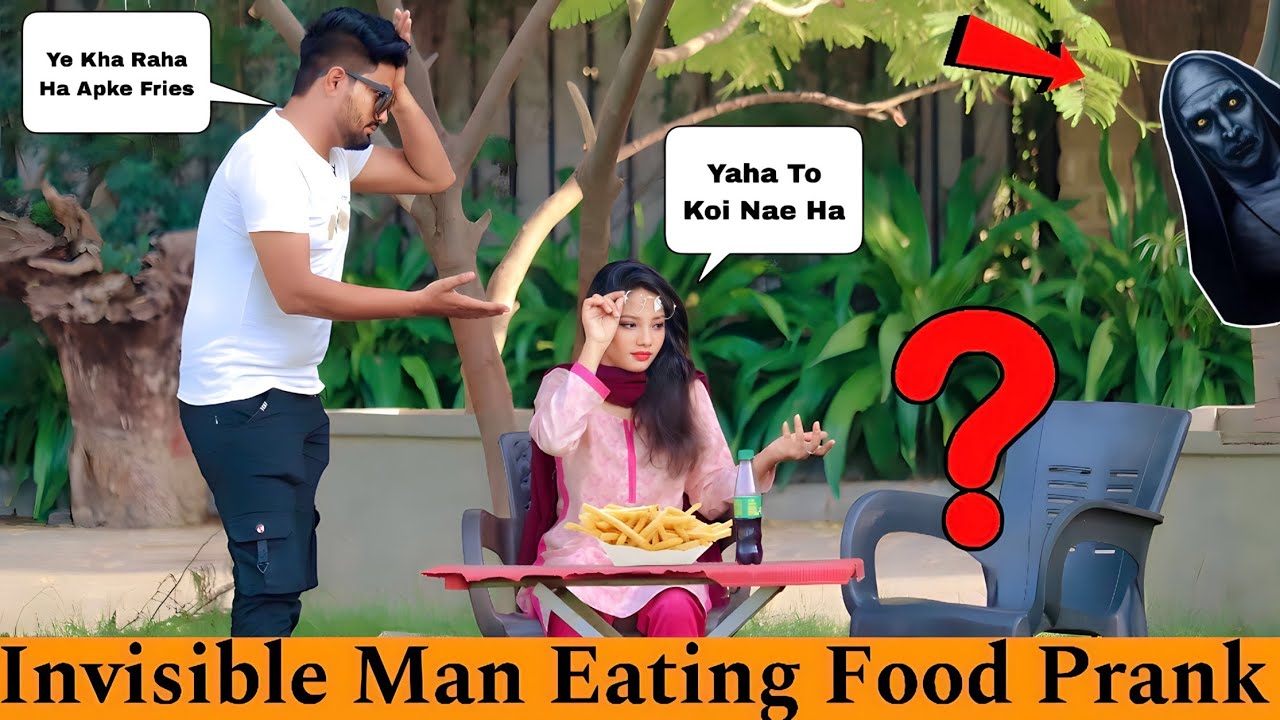 Invisible Man Eating Food Prank With A Twist @OverDose_TV_Official ...