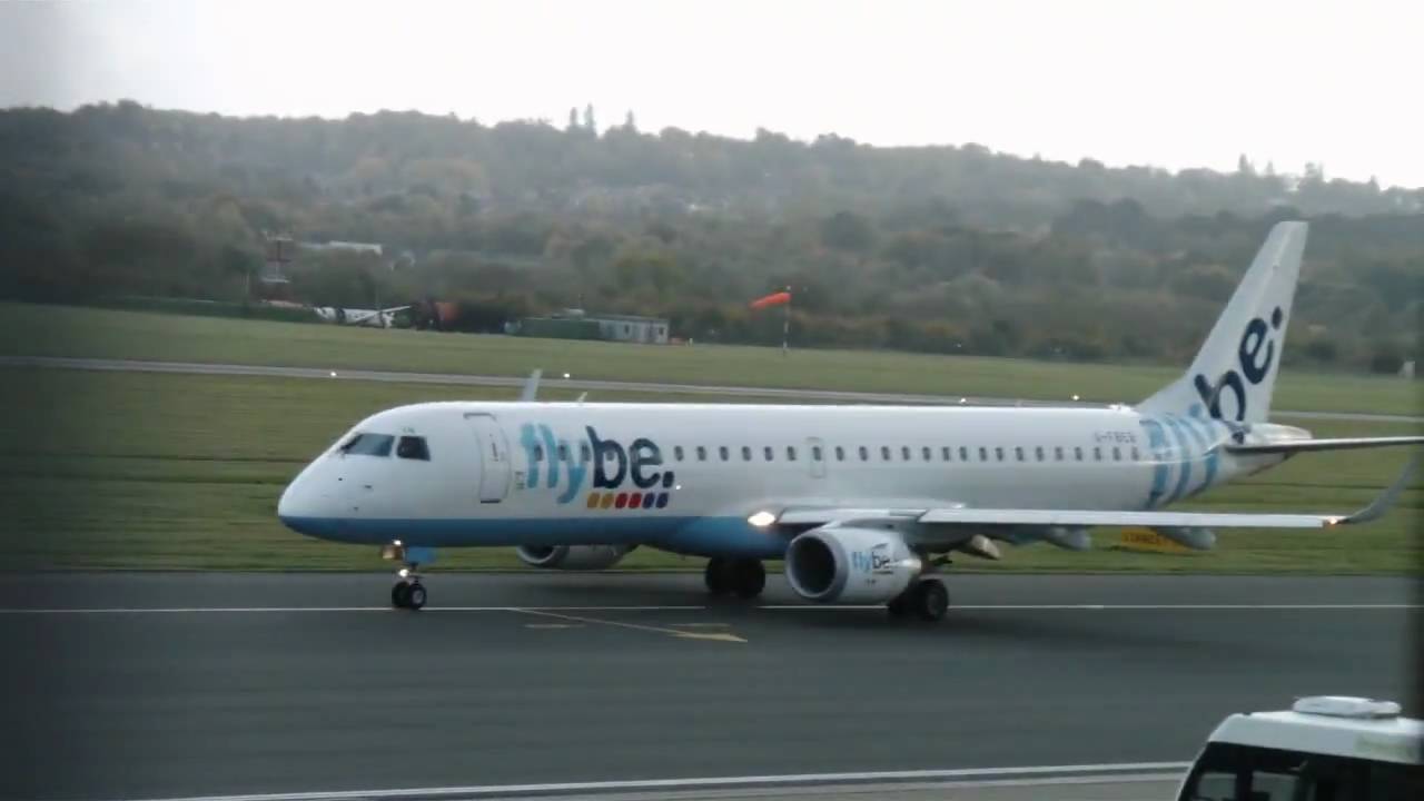 FlyBe Embraer 195 G-FBEB - YouTube