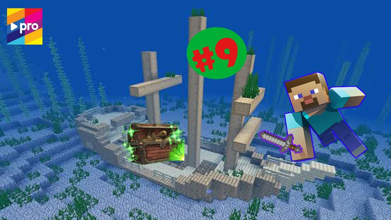 I am find many Treasure in ocean in Minecraft survival mod (Part-9 ...