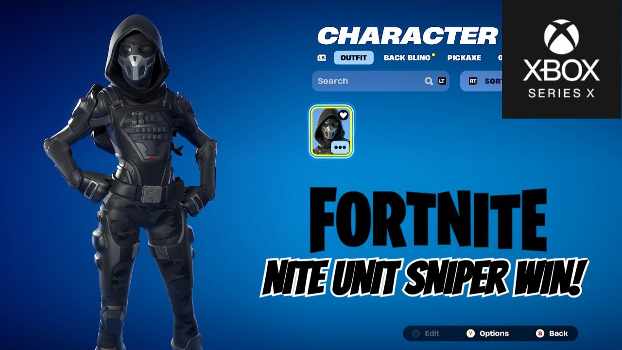 FORTNITE NITE UNIT SNIPER WIN! XBOX CHAPTER 6 SEASON 2 - YouTube
