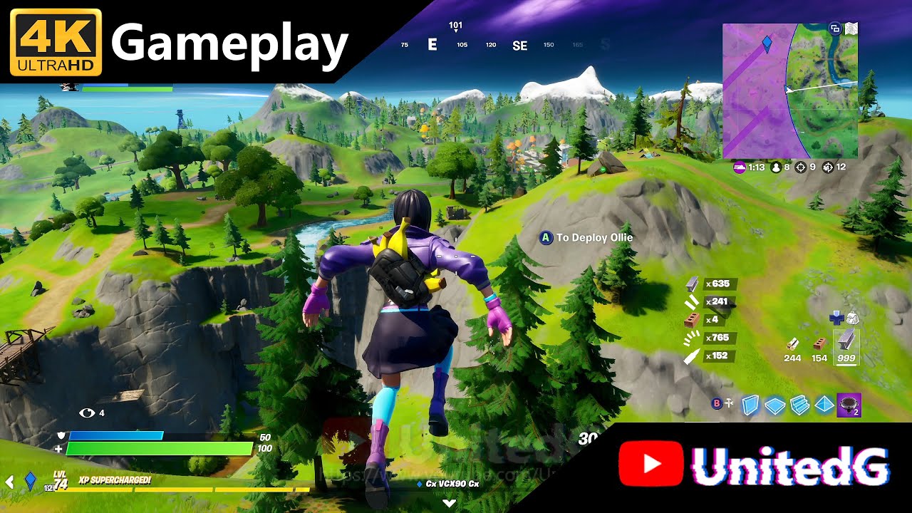 Fortnite - Xbox One X Gameplay 4K - YouTube