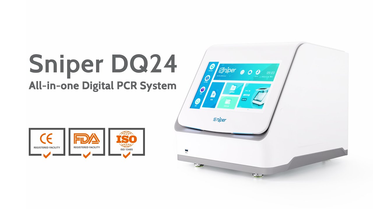 Sniper DQ24 (3*8) fully automated multiplexed digital PCR - YouTube