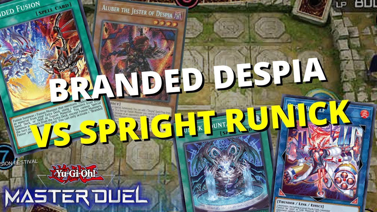 Branded Despia vs Spright Runick : FUSION PARTOUT ! Yu-Gi-Oh Master ...