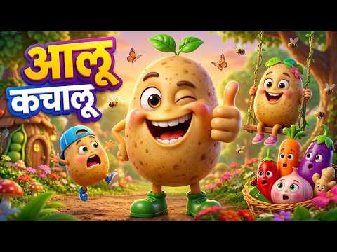 Aloo Kachaloo Beta | आलू कचालू बेटा | Popular Hindi Rhymes | Nursery Rhymes For Kids - Anaya Rhymes