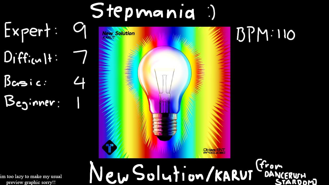 [Stepmania 5] New Solution - KARUT [DANCERUSH STARDOM] - YouTube