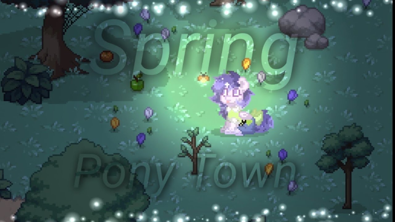 🌿||Spring in Pony Town| Весна в Пони Таун||🌿Меме - YouTube