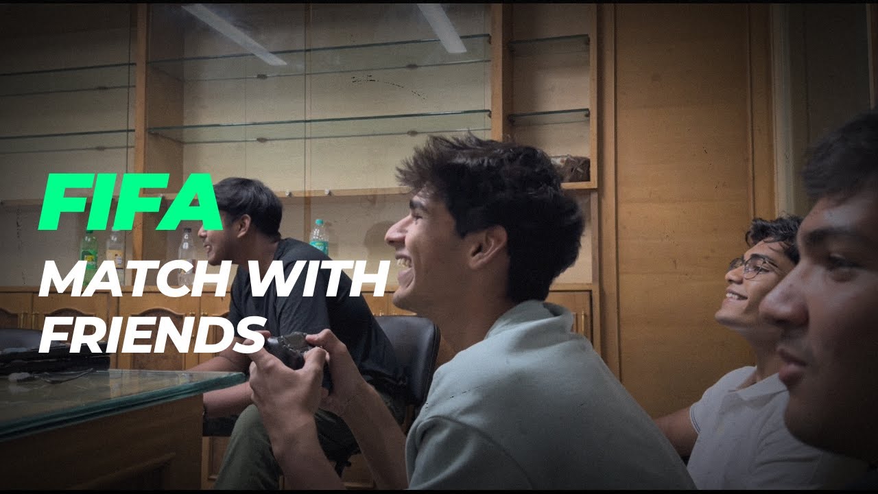 Playing ‘FIFA’ on play station with friends 🎮 | Raj Jadhav #gaming ...