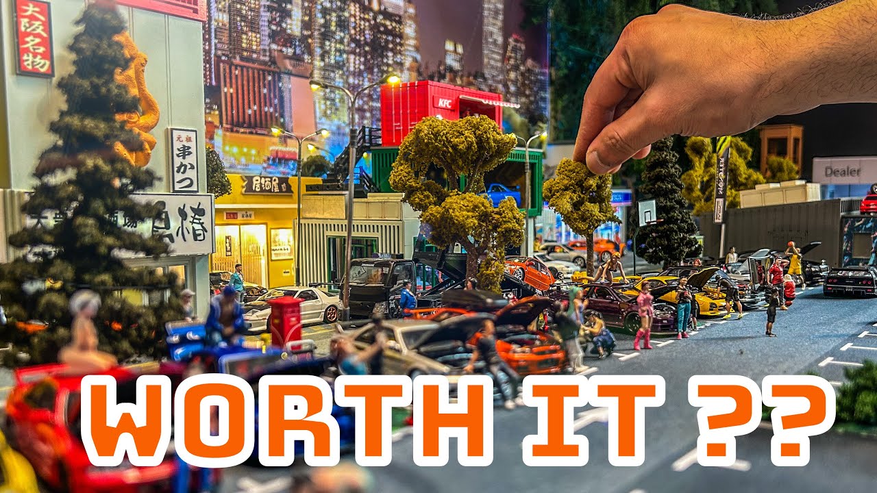 1/64 MAGIC CITY DIORAMAS WORTH IT ?? Spoon Sports,JDM Wagon shop,RWB ...