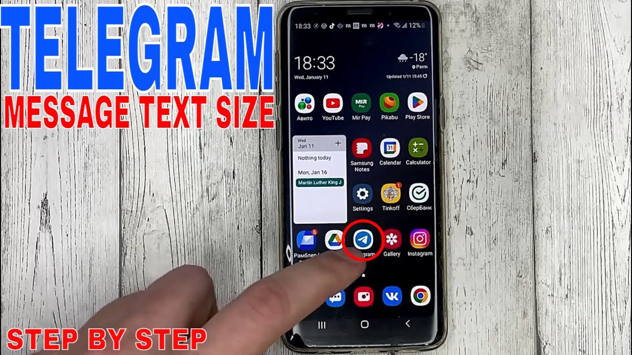 How To Change Message Text Size In Telegram 🔴 - YouTube