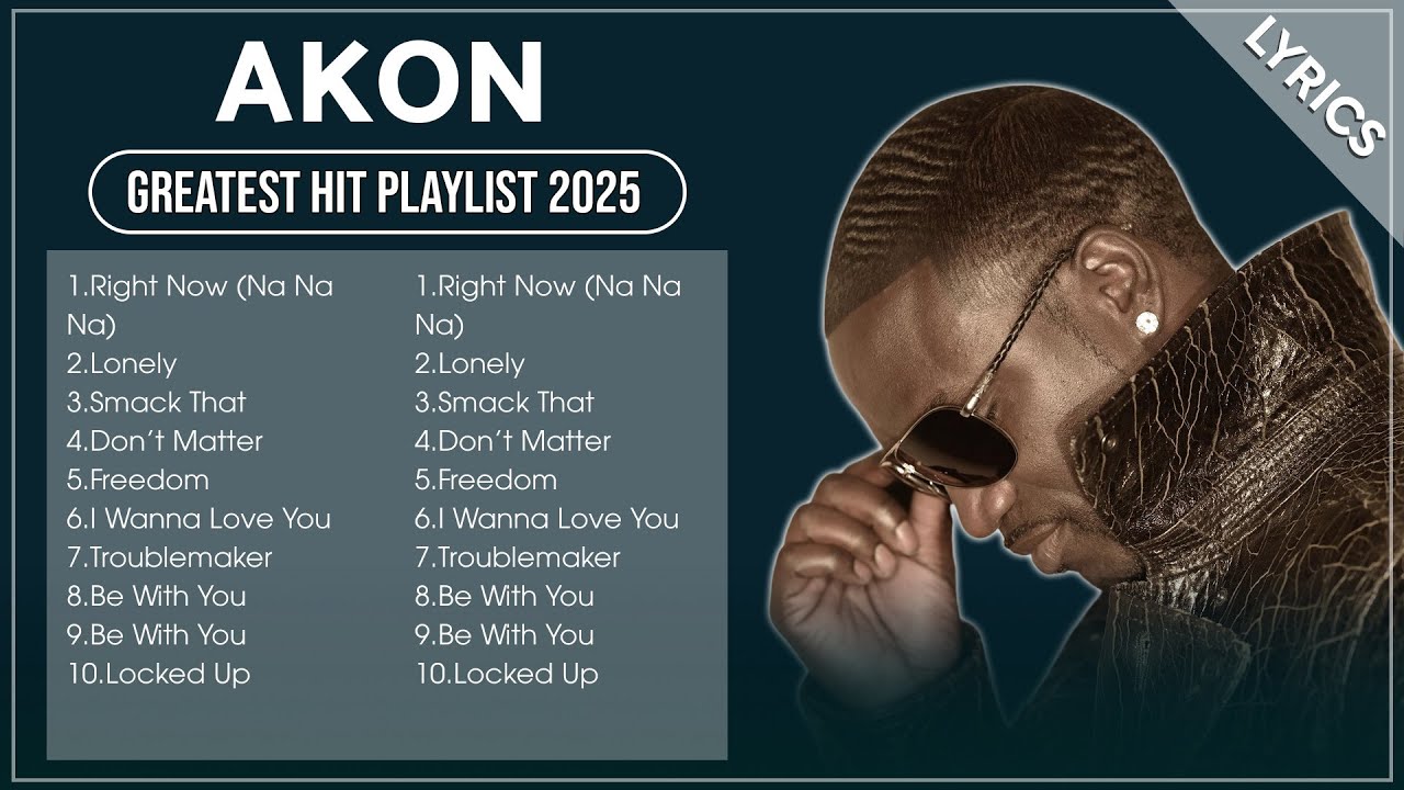 Top AKON Songs Playlist 2024 | AKON Greatest Hits Collection of All ...