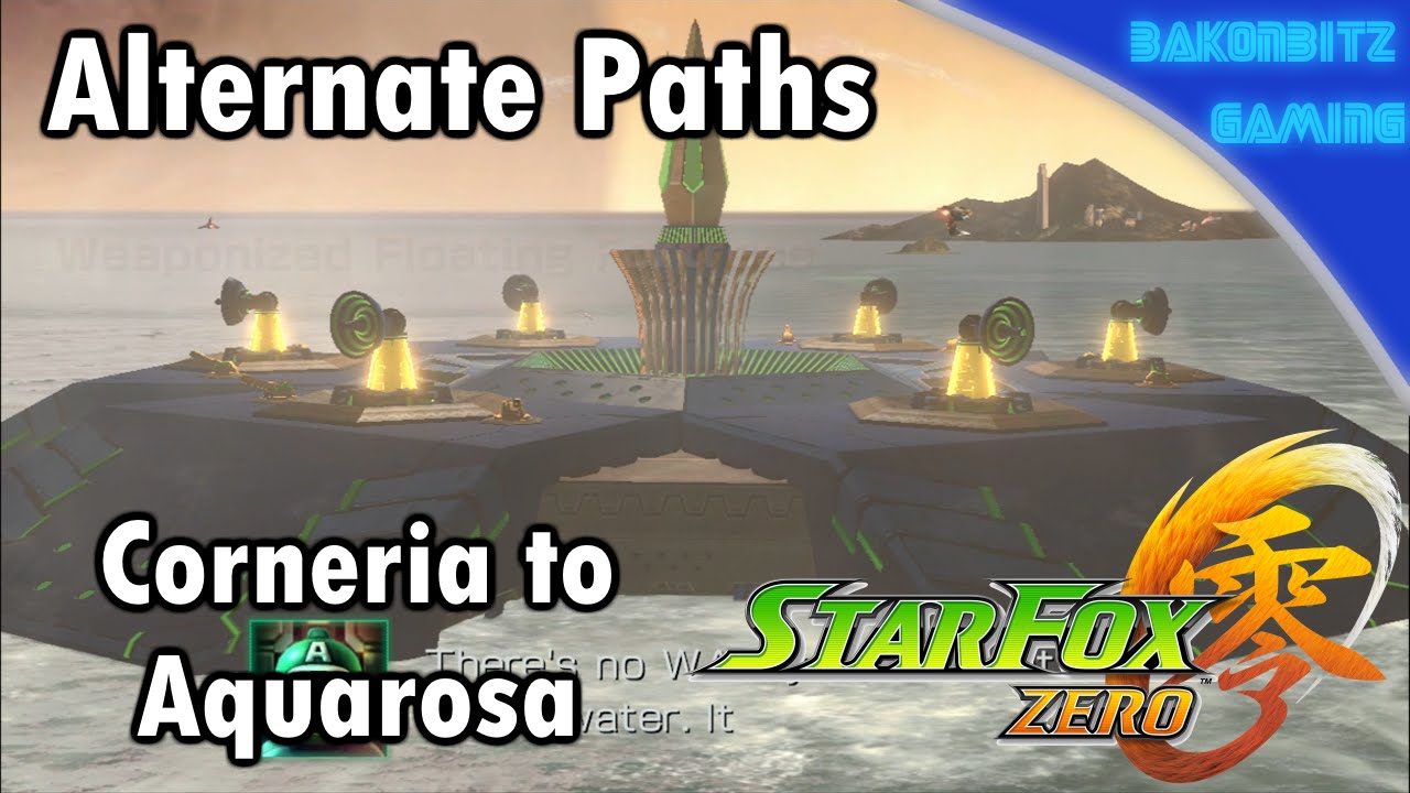 [Walkthru] Star Fox Zero | Alternate Paths: Aquarosa - YouTube