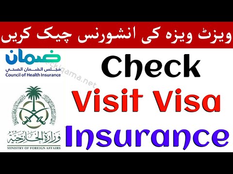 How To Check (Visitor) Visit Visa Insurance Online - YouTube