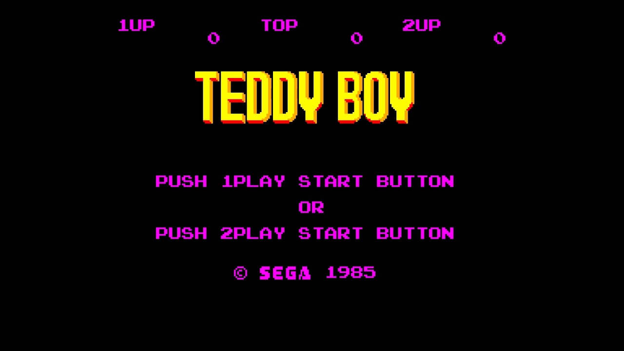 Teddy Boy (Master System PSG 60Hz / US) - Intro / Attract Mode - YouTube