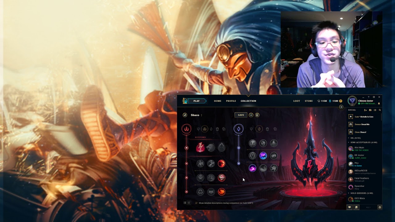 Shaco Rune & Item Guide Season 8 Patch 8.1 - YouTube