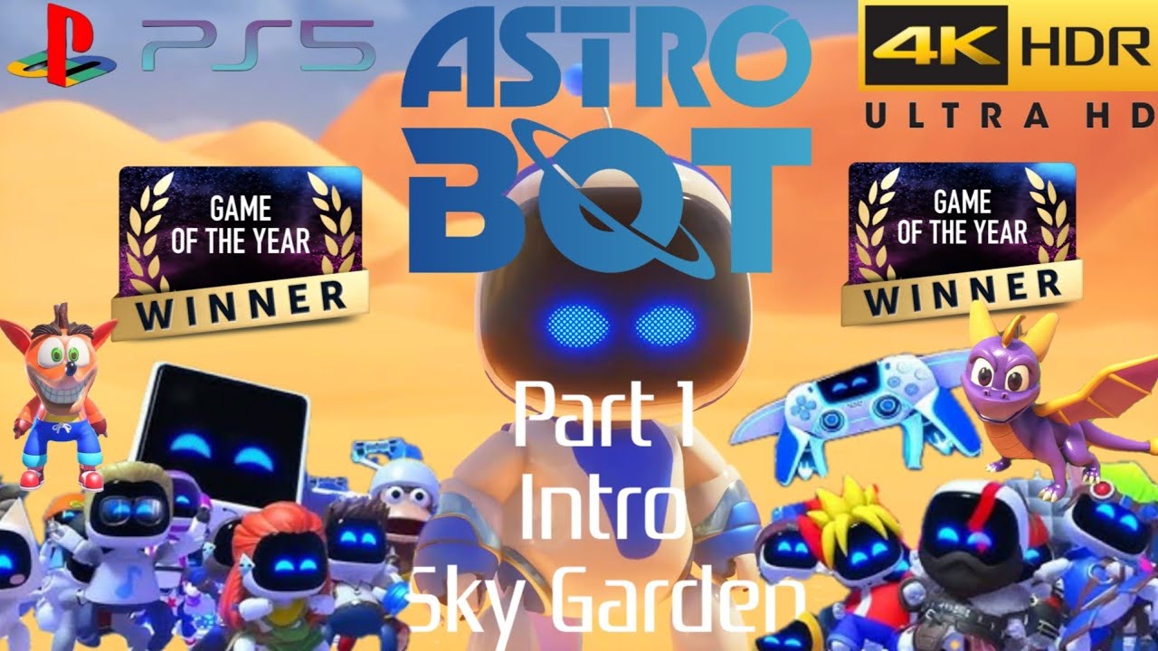 ASTRO BOT: Part 1: Intro & Sky Garden (PS5) (4KHDR) - YouTube