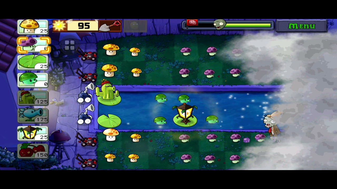 Plants vs Zombies - Fog Level 03 - YouTube