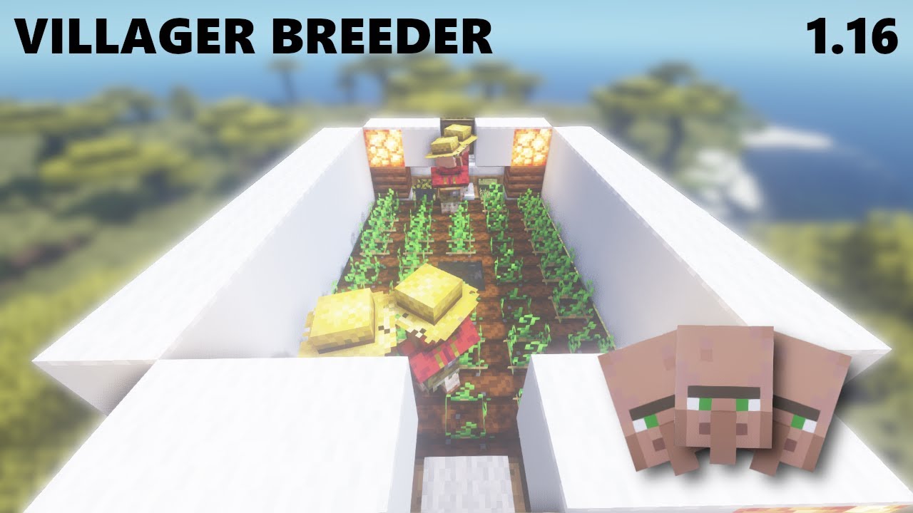 Compact Easy Villager Breeder | 1.16 - YouTube