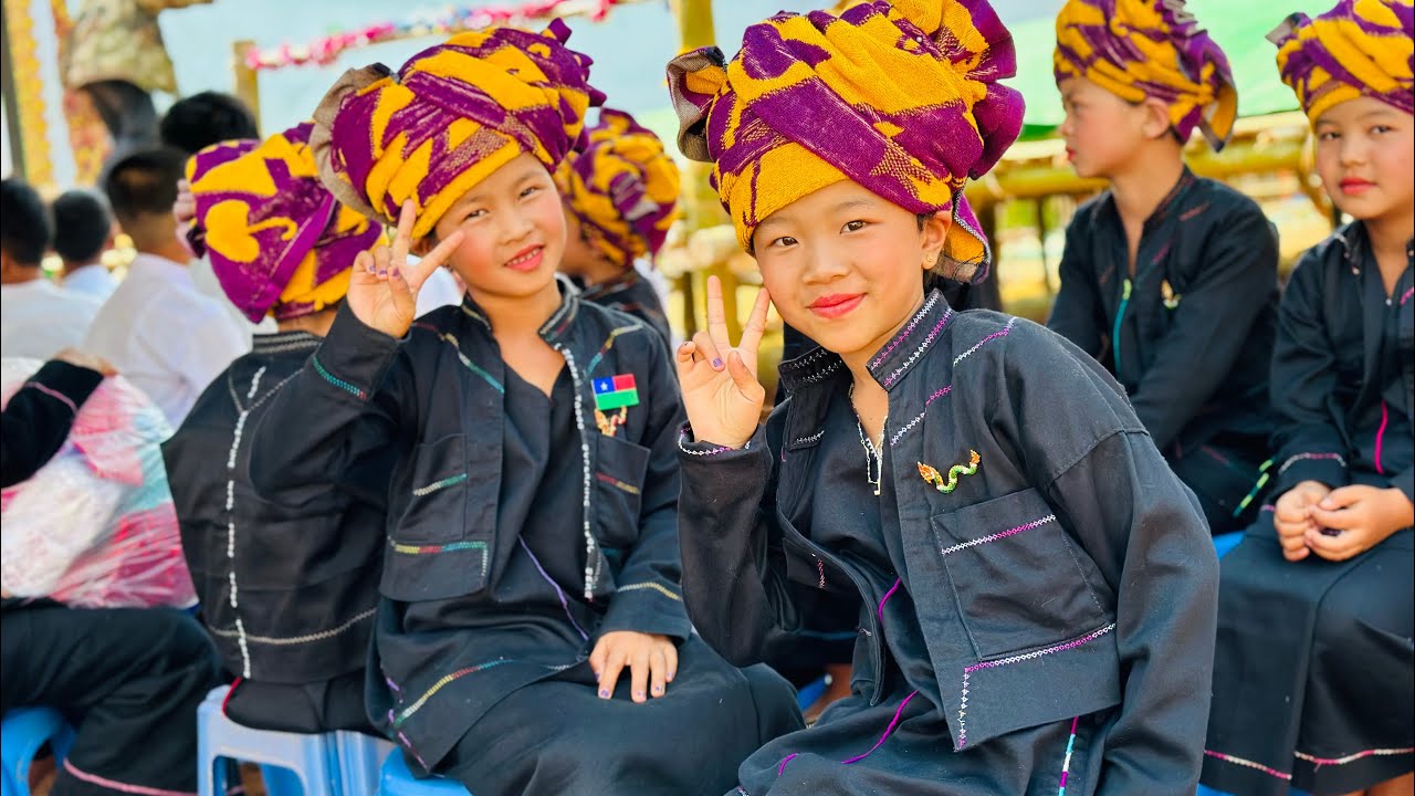 How to wear Pa-O women's clothes #culture #paohsong #paoh - YouTube