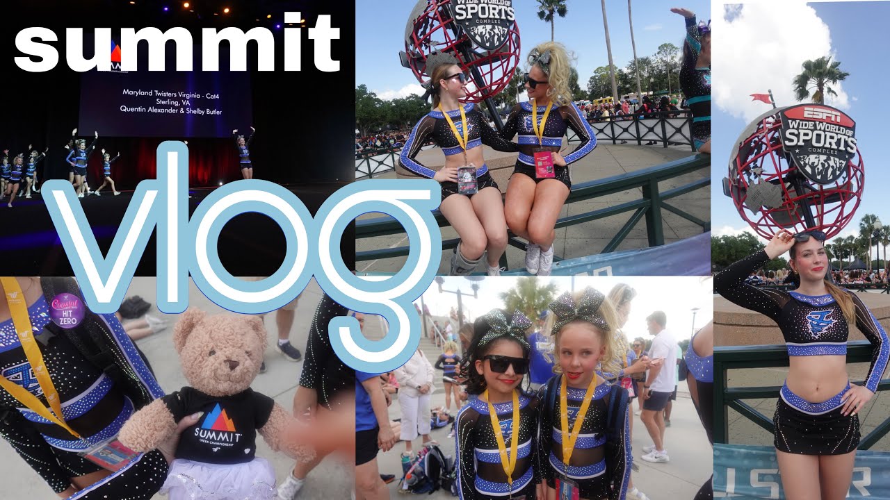 SUMMIT VLOG | cheer, disney, universal - YouTube