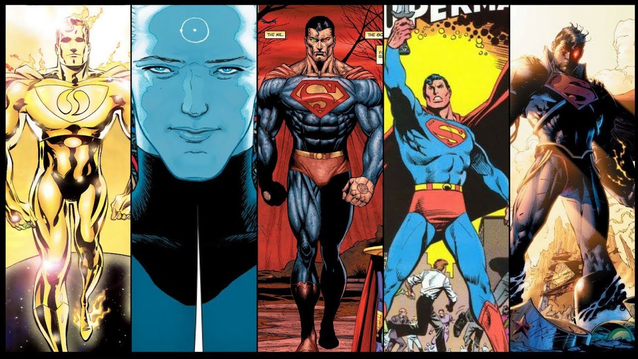 Las 5 versiones más poderosas de Superman - YouTube
