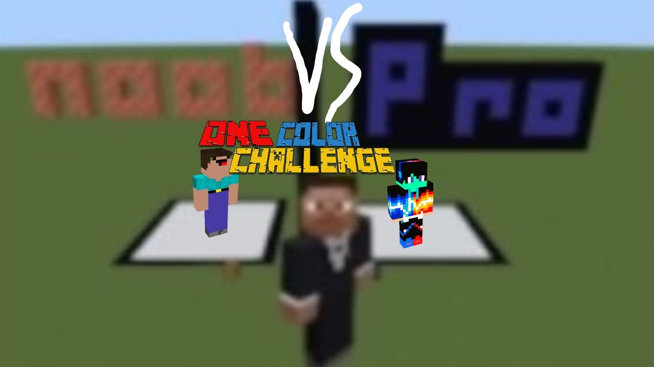 ONE COLOR CHALLENGE (NOOB VS PRO EDITION) - YouTube